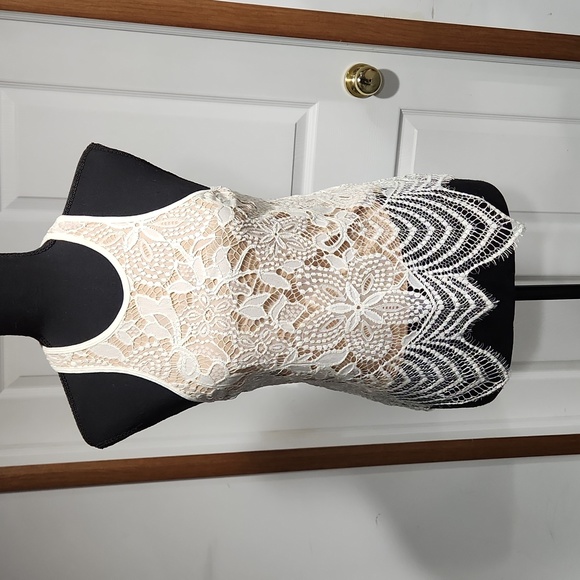 Express | Tops | 535 Express Lace Tank Top | Poshmark
